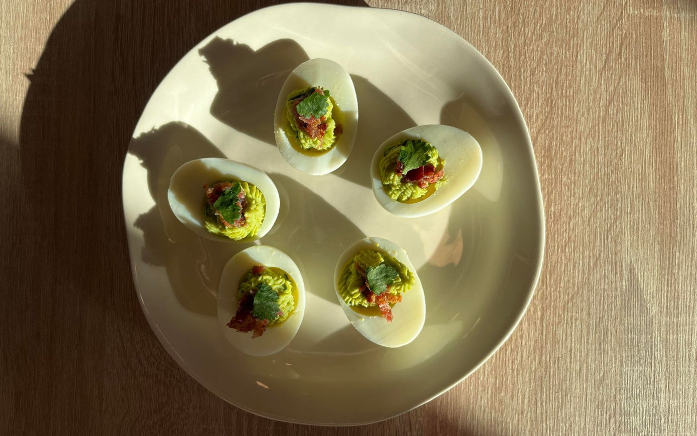 Avocado Devilled Eggs with a Dash of Spermidine