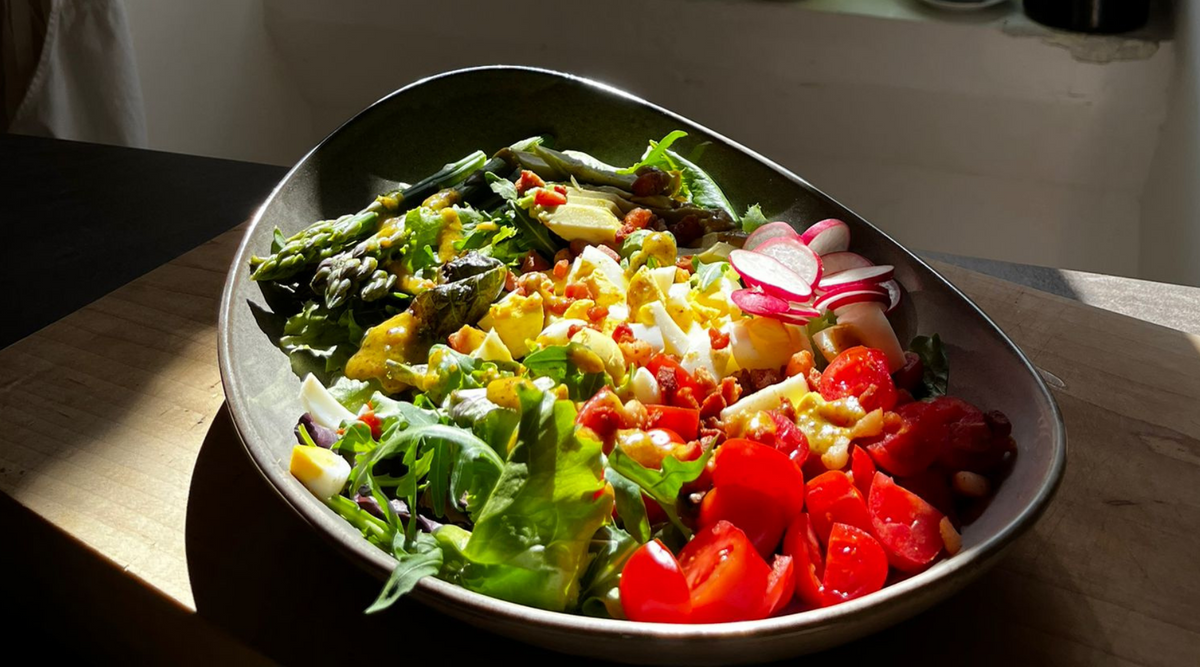 Longevity Salad Series: Cobb Salad with Spermidine-Rich Dressing